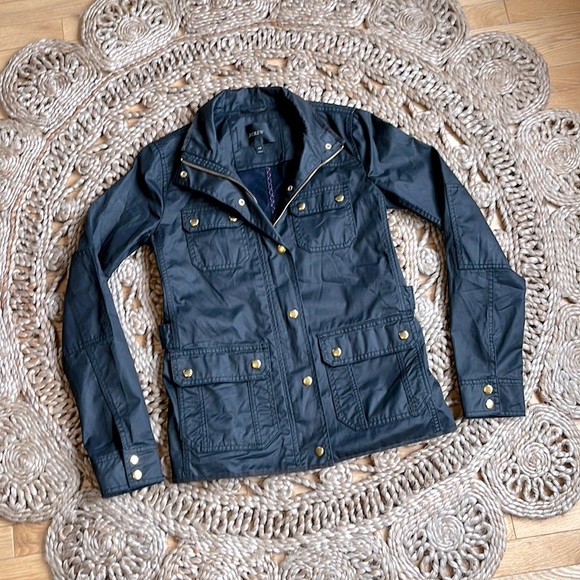 J. Crew | Jackets & Coats | J Crew Downtown Field Jacket Black Xs Tall ...